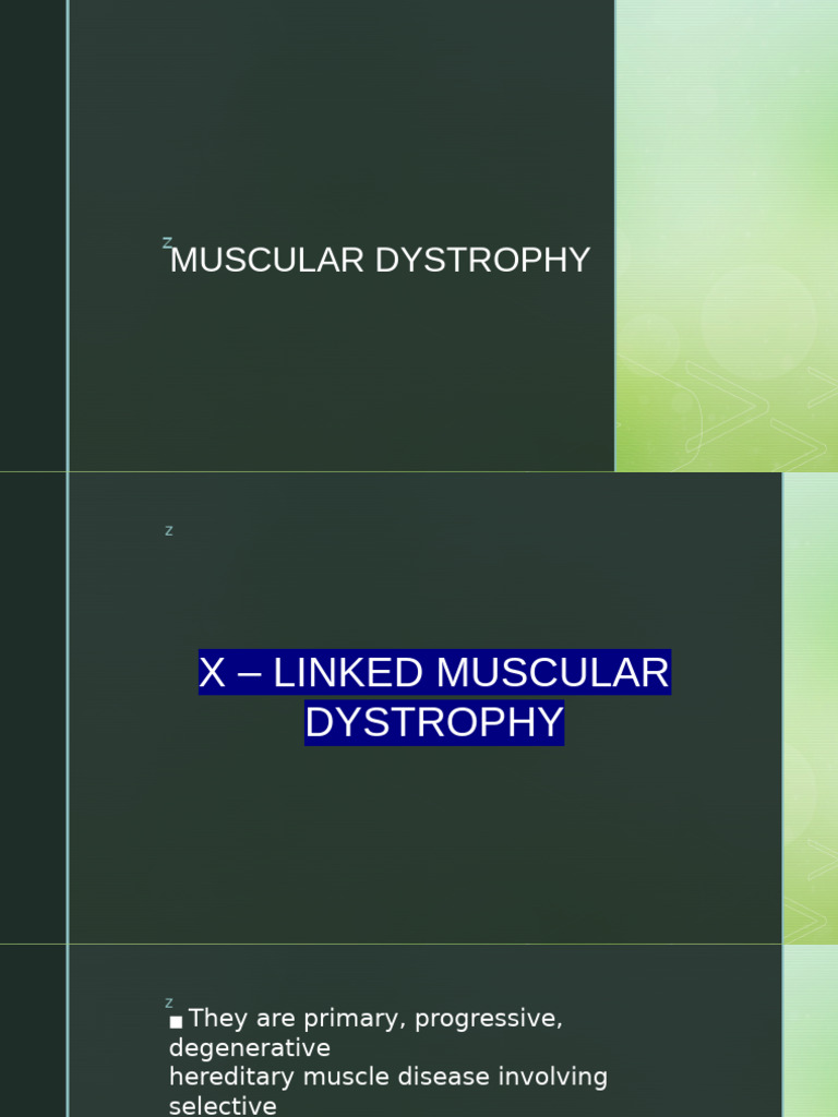 Muscle Dystrophy | PDF | Muscular Dystrophy | Musculoskeletal System