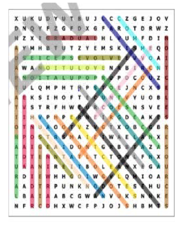 Answer Key-Theories of Evolution | PDF