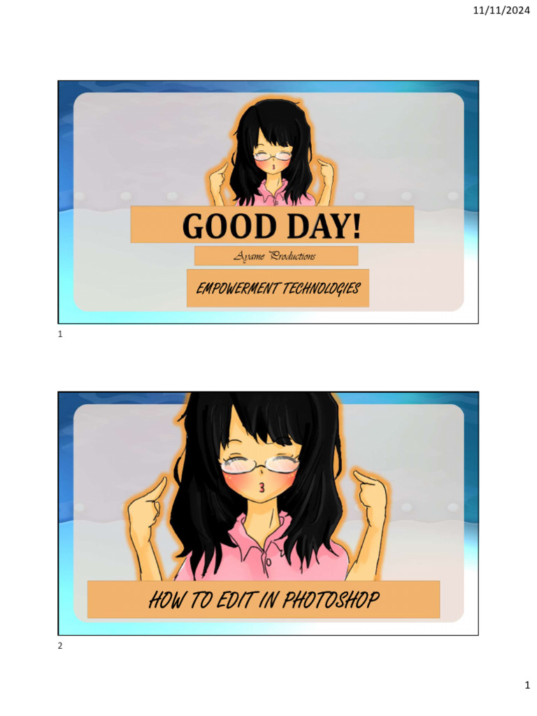 PPT_14.2 | PDF | Image Editing | Cursor (User Interface)