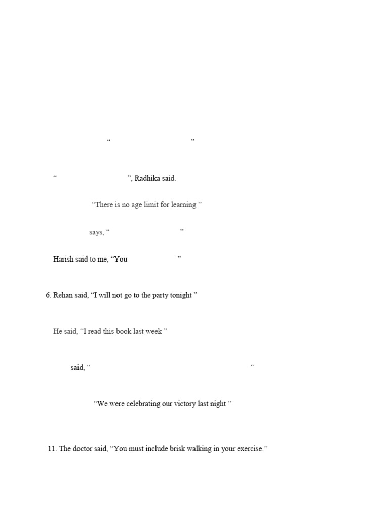 REPORTED-SPEECH (2) | PDF