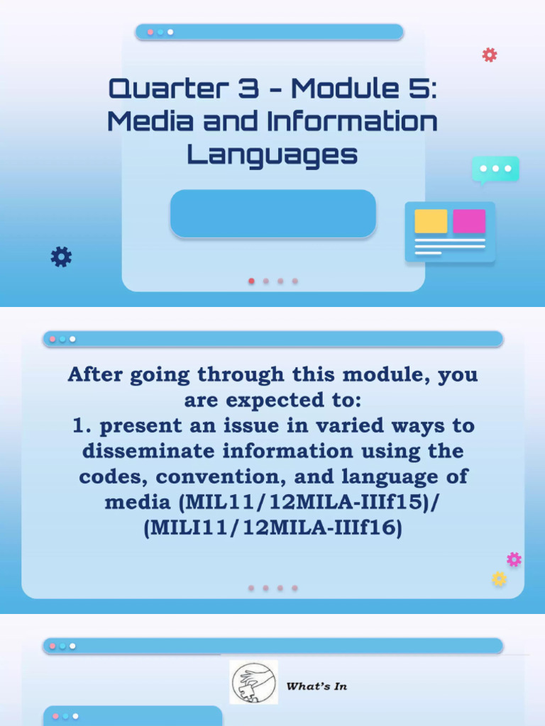 Q3 - 7media and Information Languages | PDF