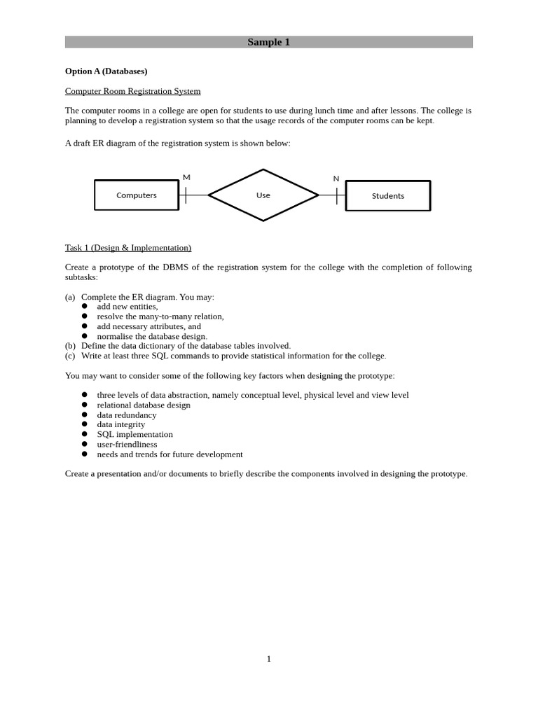 ICT GuidedTasks Sample01 E 201711 | PDF | Databases | Computer Network