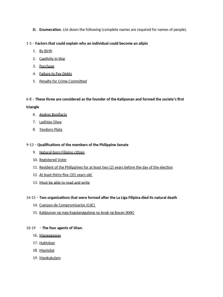 Key Historical and Governance Concepts | PDF