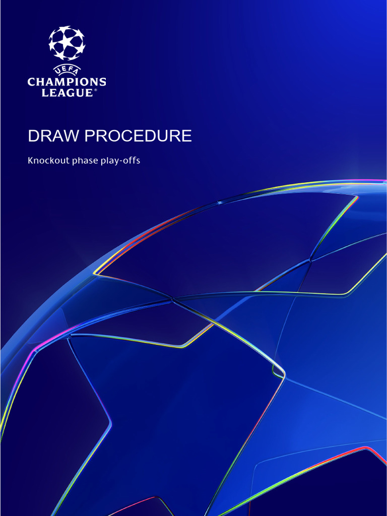 UEFA Champions League Knockout Draw 2025 | PDF | Association Football ...
