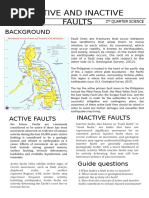Negros Island Active Faults | PDF | Fault (Geology) | Earthquakes