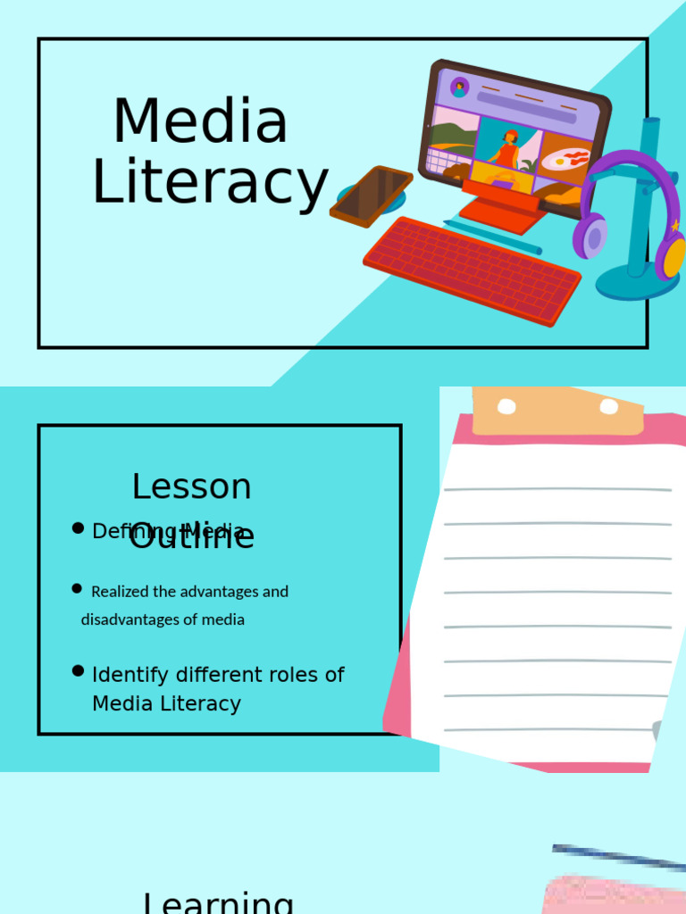 medial literacy | PDF | Social Media | Popular Culture & Media Studies