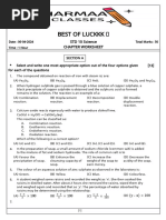 Class 10 Science Chapter 1 Extra Questions and Answers | PDF | Chemical ...