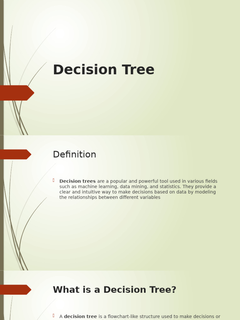 Understanding Decision Trees in Data Analysis | PDF | Applied Mathematics | Algorithms