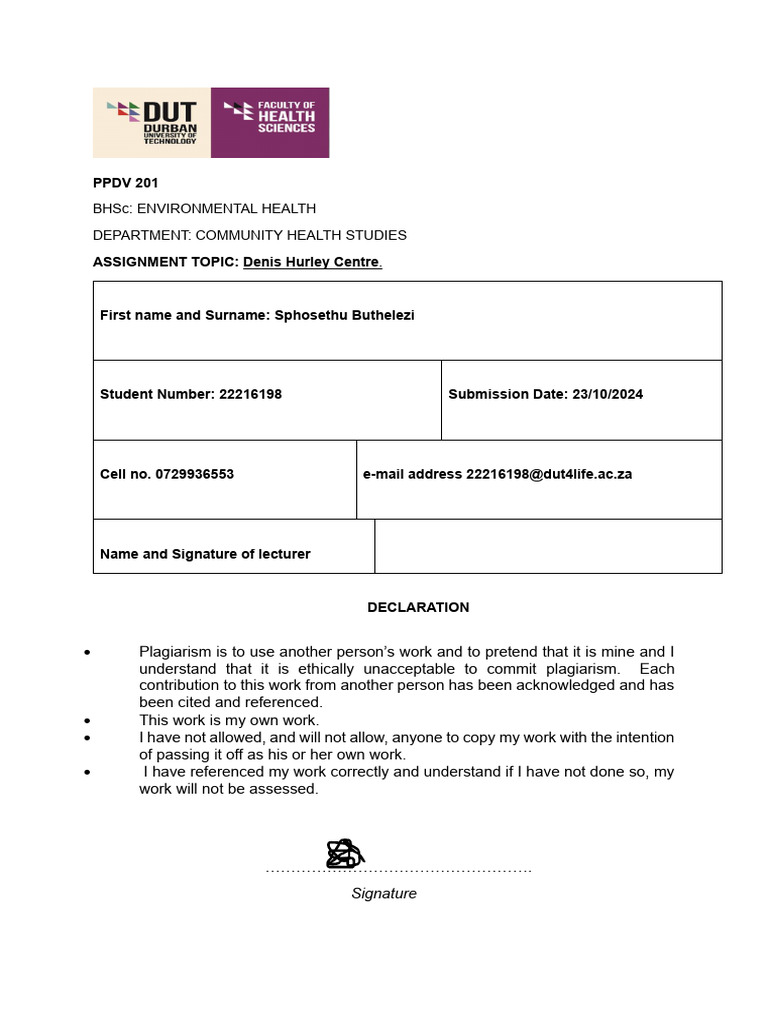 Sphosethu Buthelezi PPDV Assignment 22216198 | PDF | Homelessness | Prayer