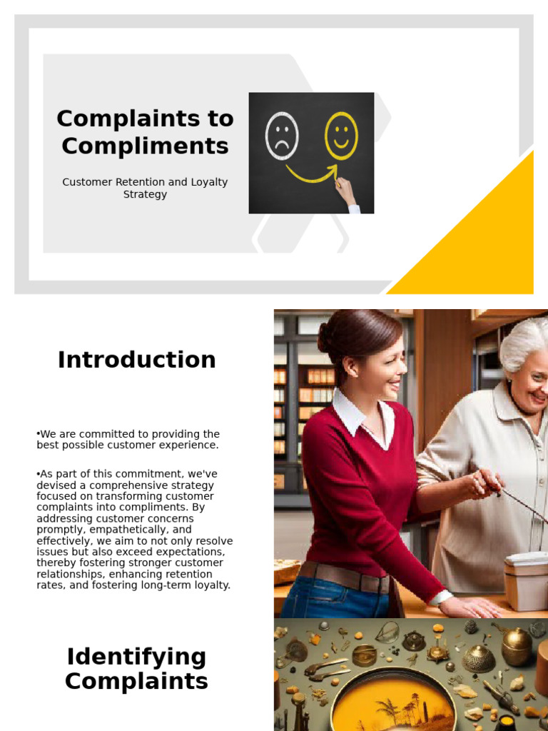 Complaints To Compliments | PDF | Employee Retention | Communication