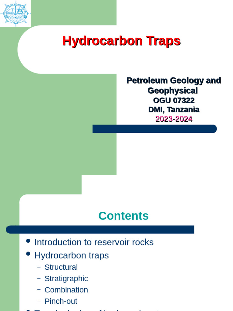 Understanding Hydrocarbon Traps | PDF | Petroleum Reservoir | Rock ...