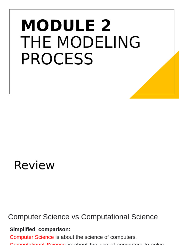 Module 2 - Modeling Process | PDF | Conceptual Model | Mathematical Model