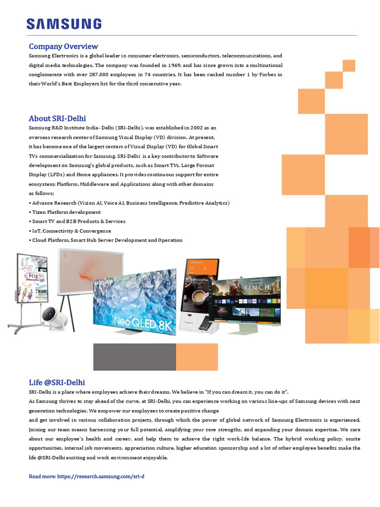 JD_Intern_Product Engineer | PDF | Samsung | Samsung Electronics JD_Intern_Product Engineer | PDF | Samsung | Samsung Electronics