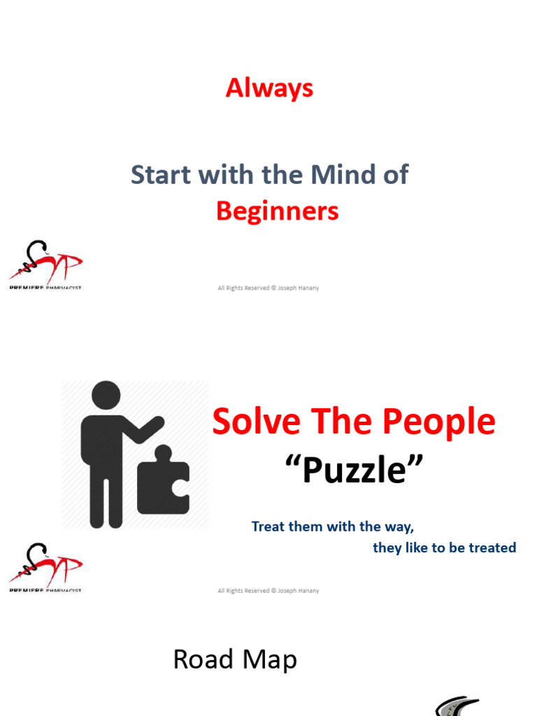 Premiere Pharmacist Solving People Puzzle Handout | PDF | Social ...
