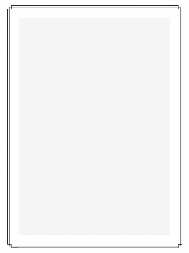 White and Black Minimalist Simple Page Border | PDF