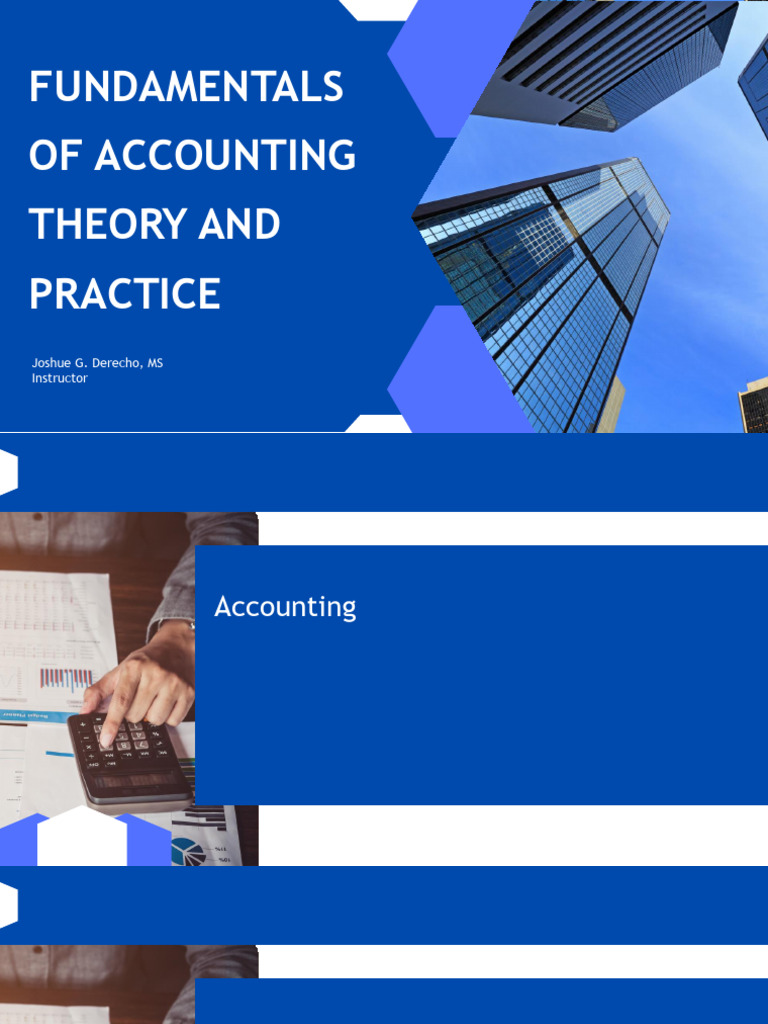 1. Fundamentals of Accounting Theory and Practice Balance Sheet | PDF ...