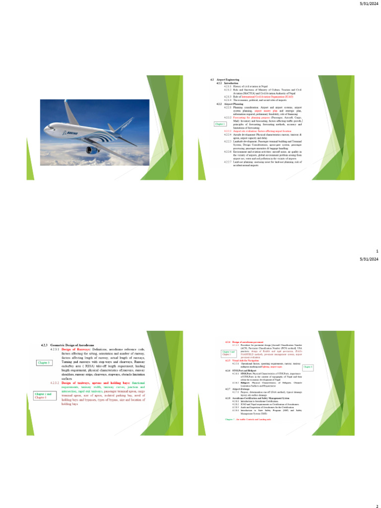 Airport Planning and Design Overview | PDF | Airport | Aviation