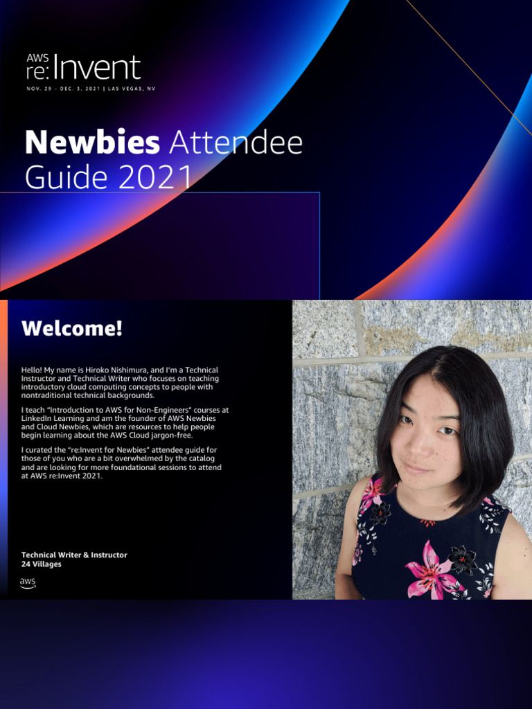 2021 Reinvent Attendee Guide Newbies OD | PDF | Amazon Web Services | Cloud Computing