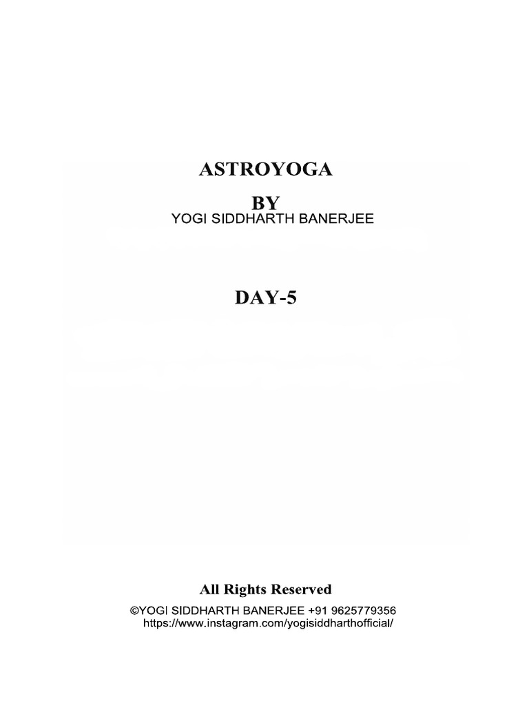 Day 5 Questionnaire Understaing Your Planets-2 | PDF