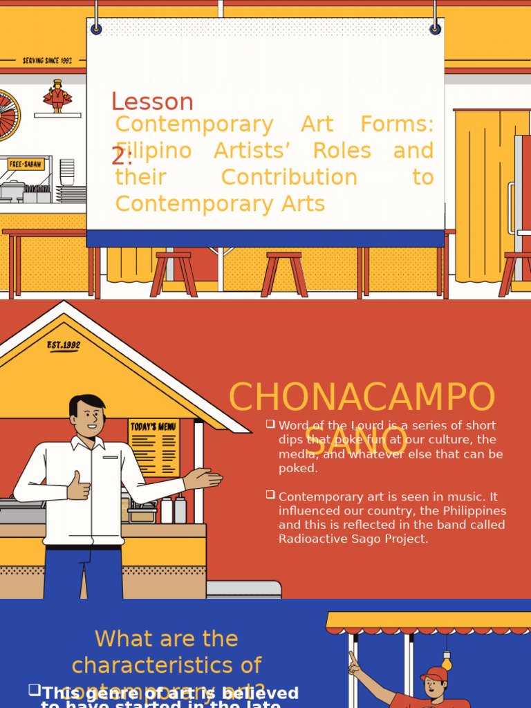 Role of Contemporary Art in the Philippines | PDF | The Arts