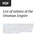 Ottoman Dynasty Family Tree | PDF | Sultan | Ottoman Empire