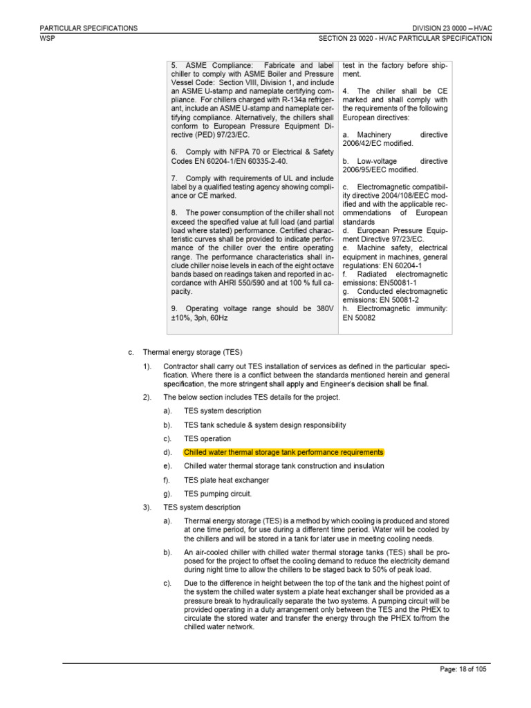 TES Tank Specs | PDF | Thermal Insulation | Welding