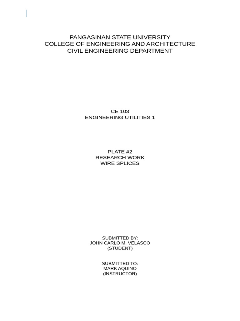 SPLICE 2.0 | PDF | Wire | Electrical Connector