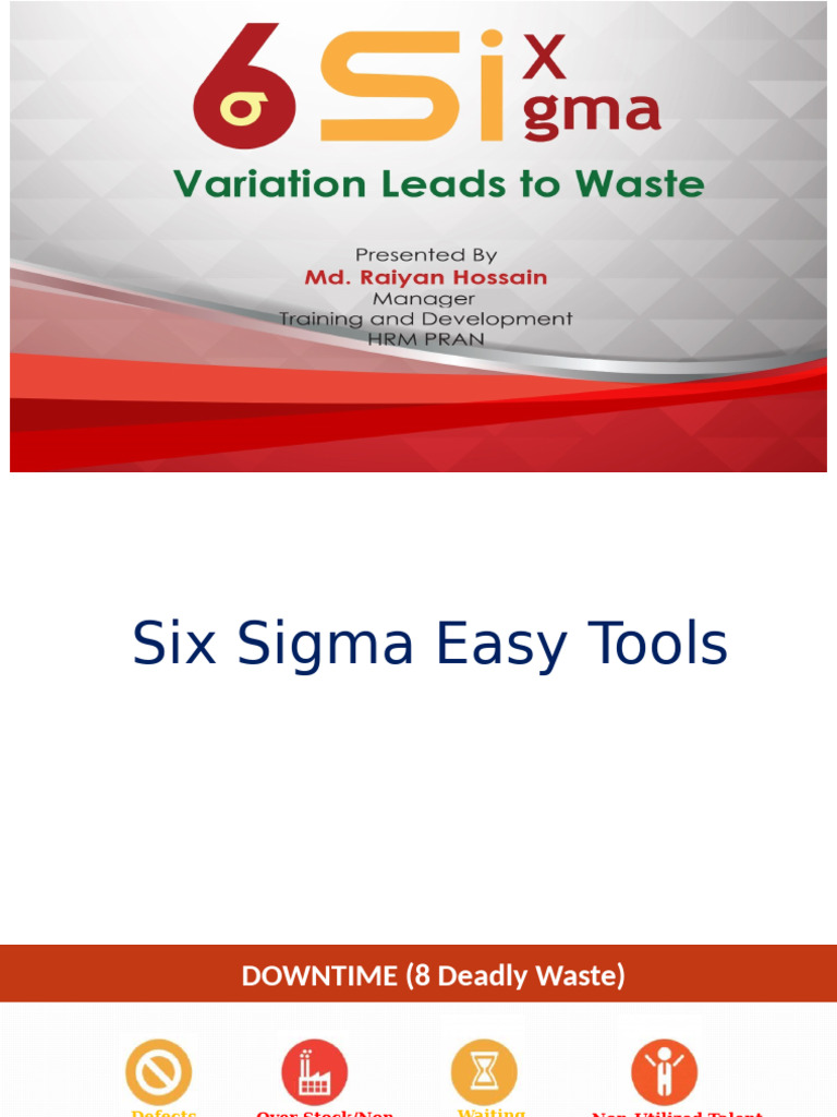 Six Sigma Tools and Techniques Overview | PDF | Six Sigma | Business ...