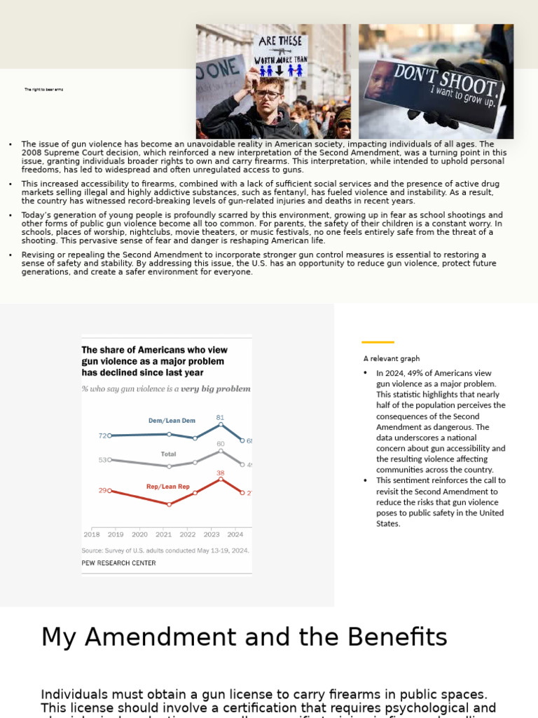 Gun Violence and the Second Amendment | PDF | Violence | Gun Violence ...
