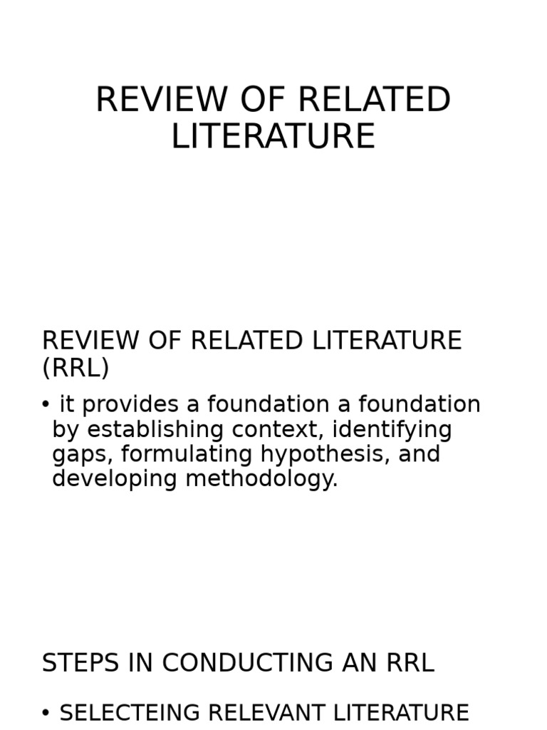 Review of Related Literature | PDF | Citation | Psychology