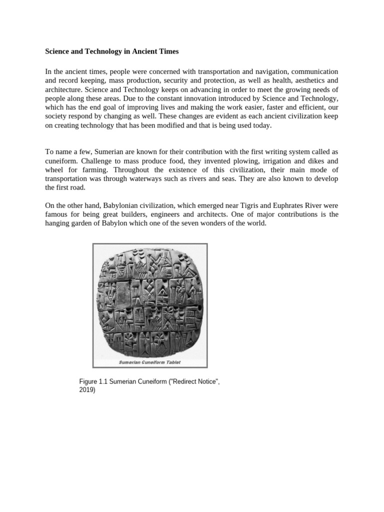 Ancient Innovations in Science & Technology | PDF | Printing Press ...