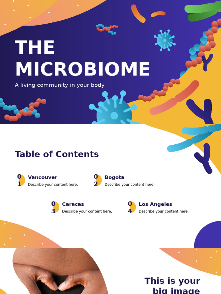 Microbiome and Microbiology Biology Presentation Yellow Variant | PDF ...