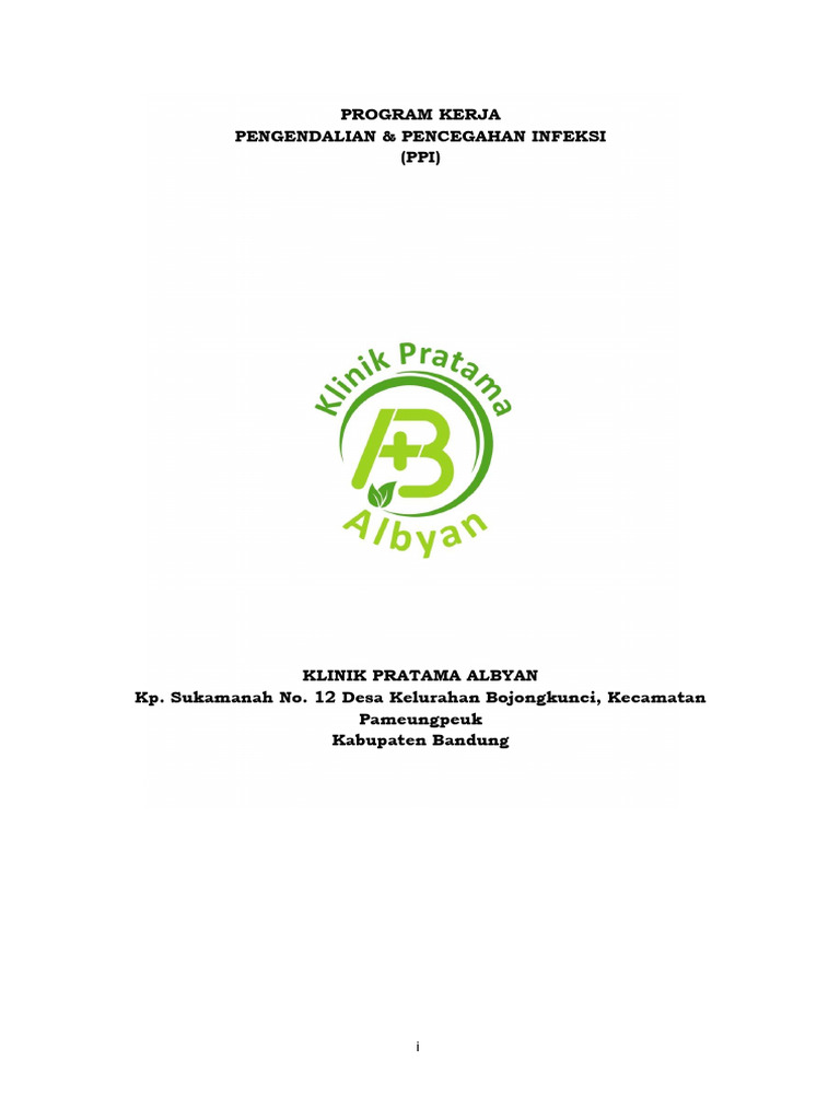 Program PPI Klinik Pratama Albyan | PDF