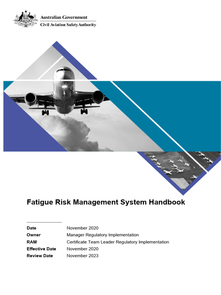 CASA Fatigue Management Handbook | PDF | Occupational Safety And Health ...