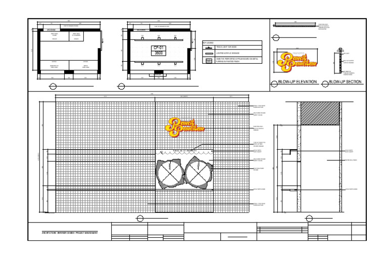 Manam Pancitan Signage and Layout Plan | PDF