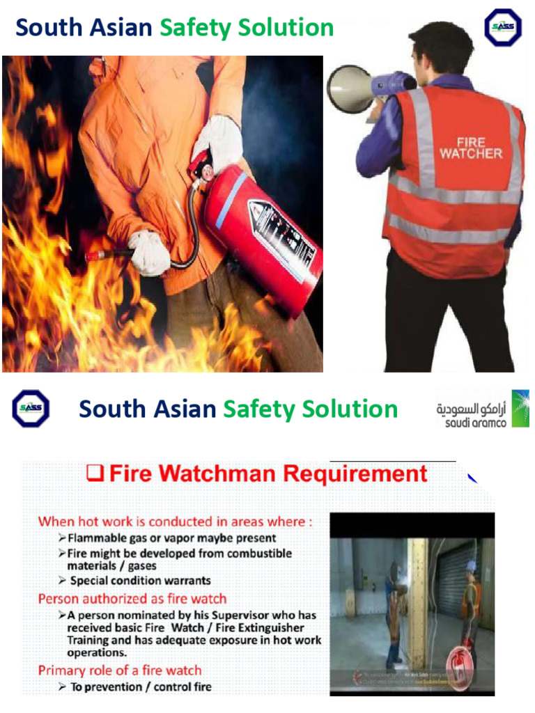 Fire Watchman Training PDF | PDF