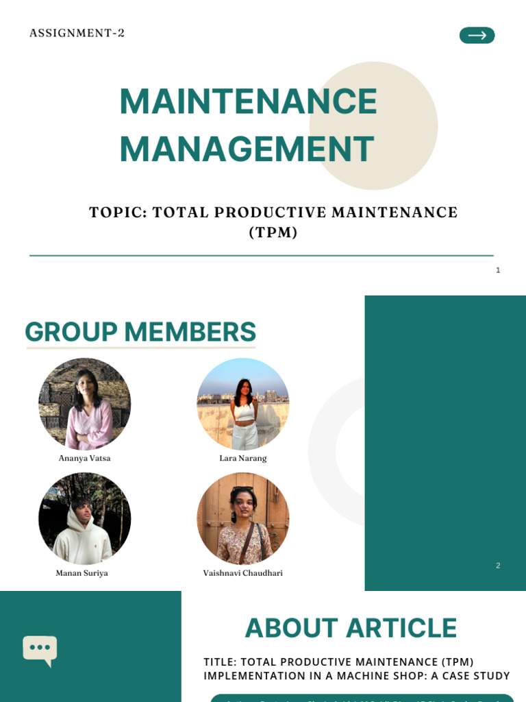 Maintenance Management | PDF | Reliability Engineering | Systems Thinking