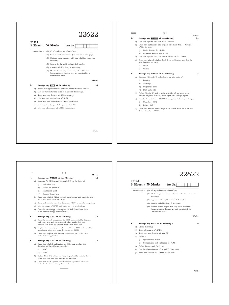22622-2023-Summer-Question-Paper (Msbte Study Resources) (3 Files Merged) | PDF | Wireless ...