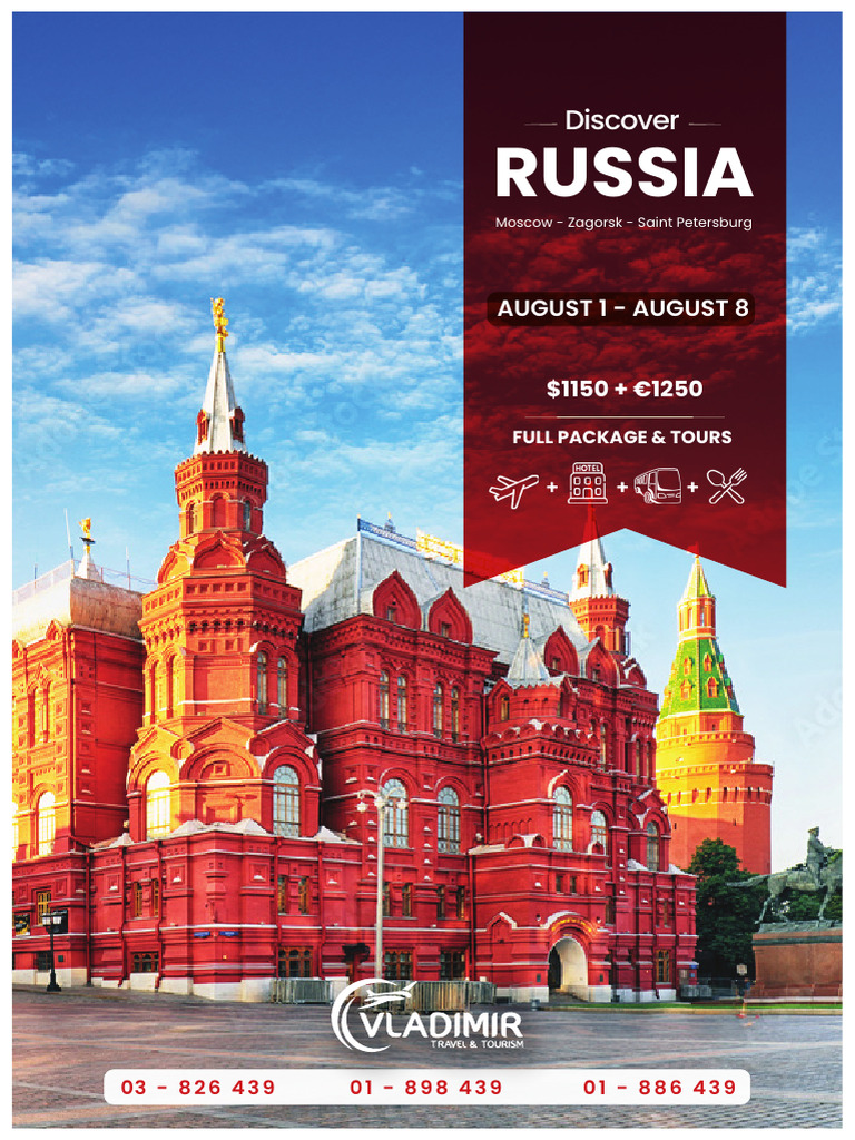 Russia Travel Package 2025 | PDF | Travel Visa