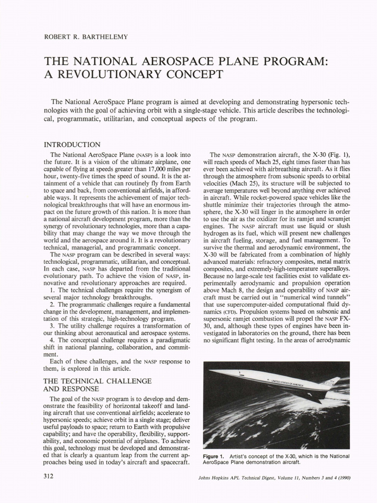 1.19 aerospaceplane | PDF | Aerospace Engineering | Aerospace