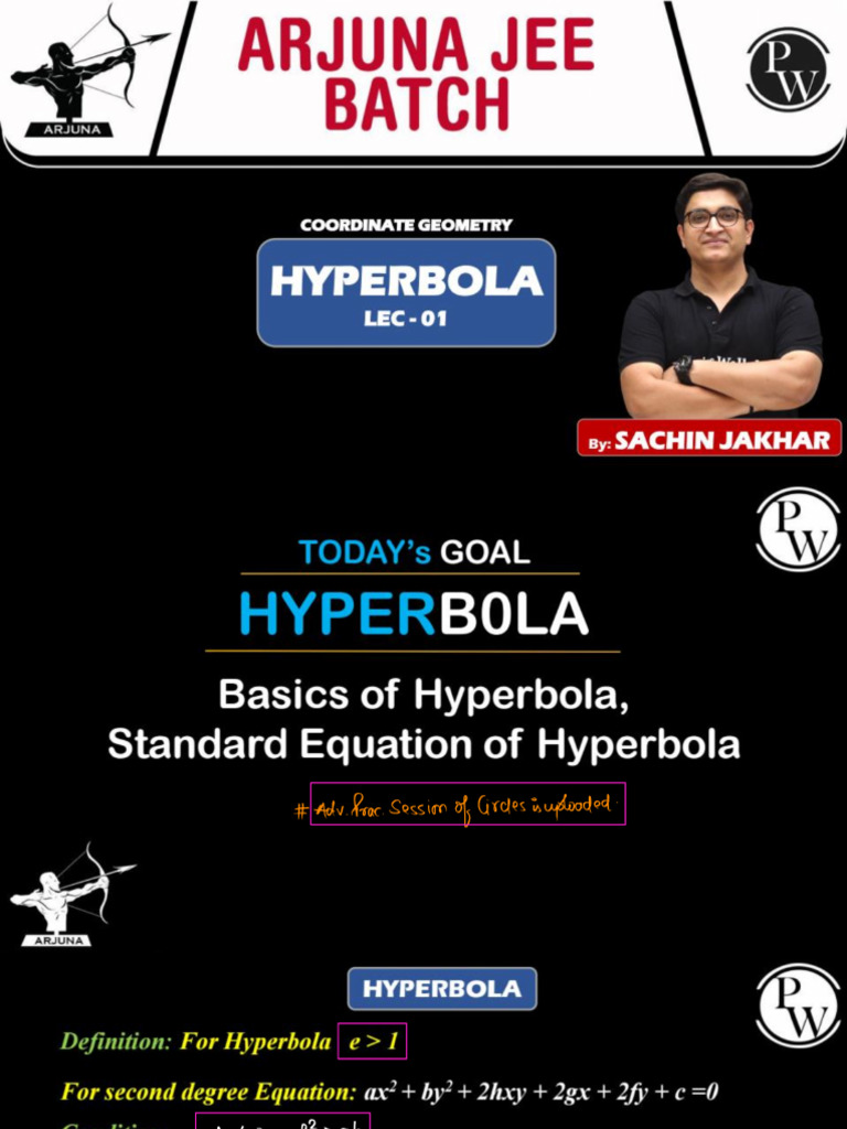 Hyperbola 1 | PDF