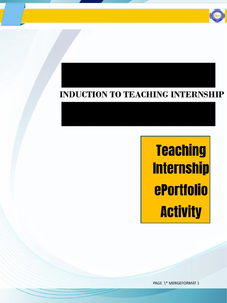TI Activity 1 Induction To Teaching Internship | PDF | Teachers | Behavior Modification