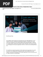 Cisco Code-a-thon 2023: RGPV Notice | PDF | Computing | Communication