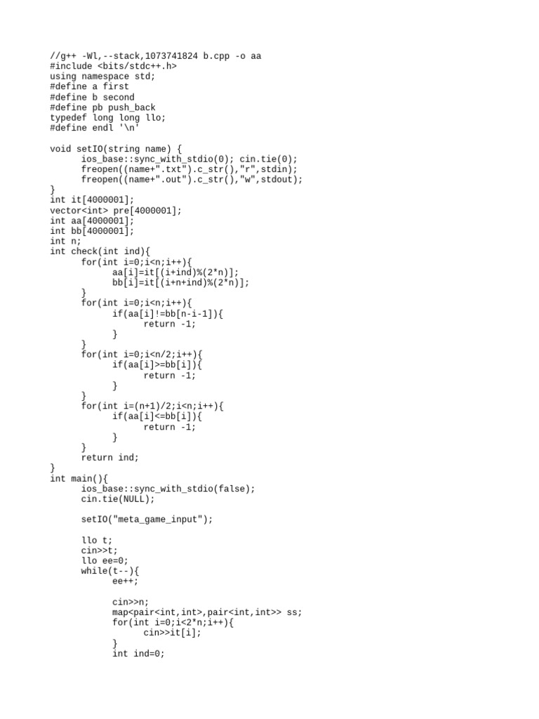 Meta Game Kshitij Sodani Source Code | PDF | Computer Programming | C++