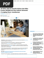 Kurikulum Hukum UT | PDF