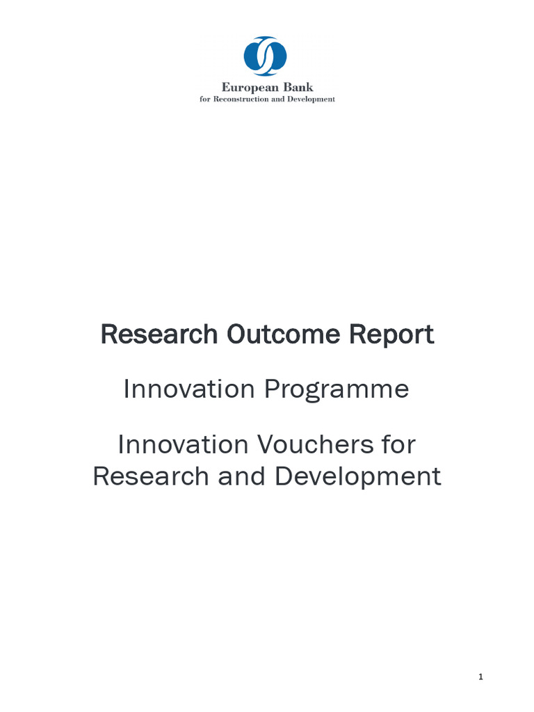 Research Outcome Report - Template 1 | PDF | Methodology | Procedural ...
