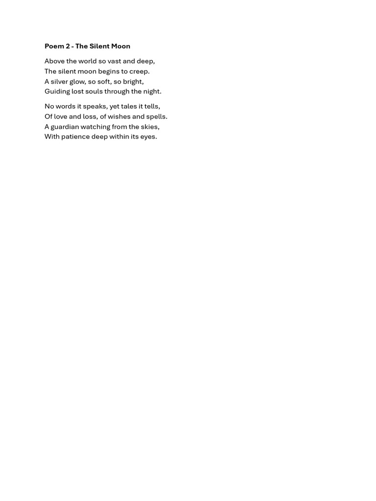 The Silent Moon | PDF