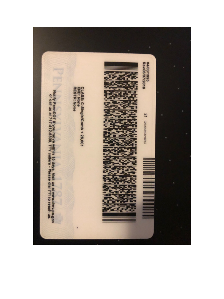 Laura License FRT & Back | PDF