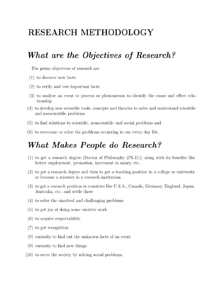 Research Methodology.1 | PDF