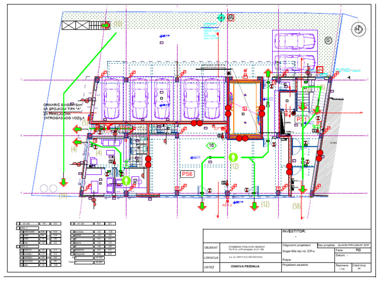 GZOP Prvomajska 21 - Osnova Prizemlja | PDF